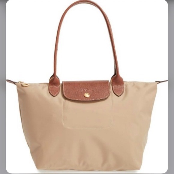 Longchamp | Bags | Longchamp Tan Le Pliage Tote Bag | Poshmark